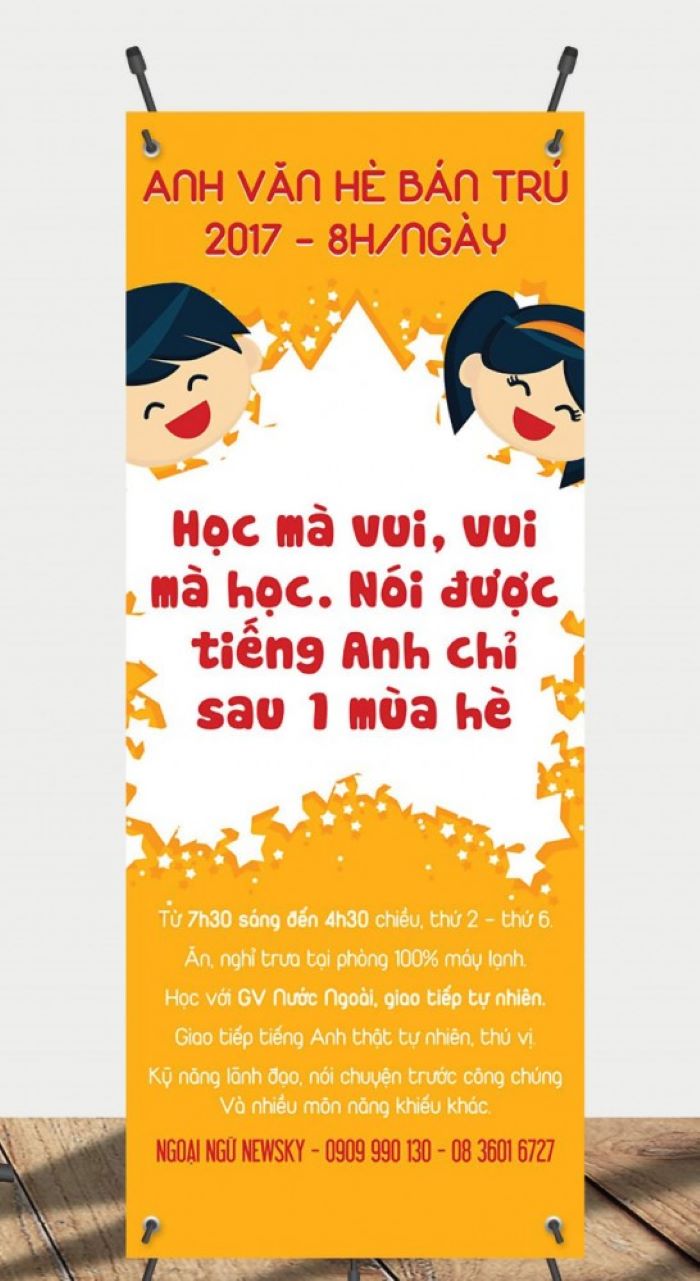 20+ Standee Trung Tâm Tiếng Anh mới nhất | ADV Solutions