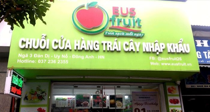 Mẫu Bảng Hiệu Cửa Hàng Trái Cây Nổi Bật Nhất | ADV Solutions