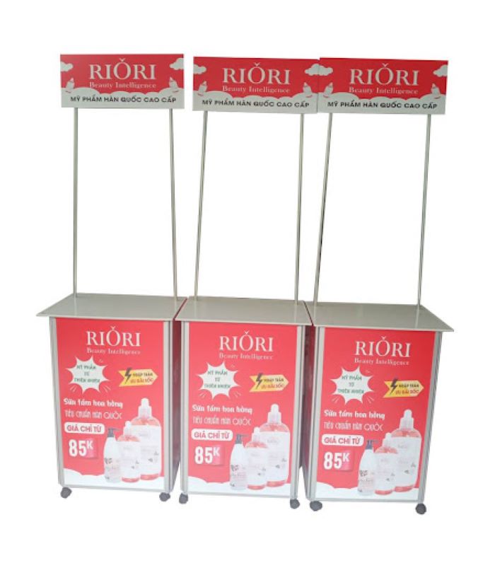 Booth Sampling - Quầy bán hàng di dộng | ADV Solutions